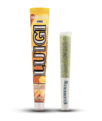 Luigi Banana Gelato Fattone Pre Roll | Hybrid - Luigi Oil Store